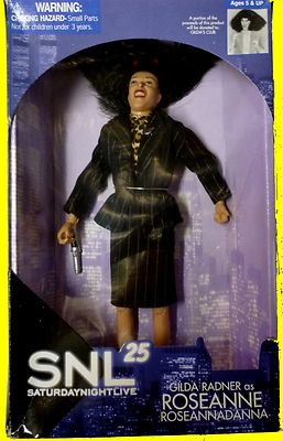 SNL 12" Gilda Radner Figure New 2000 Roseanne Roseannadanna Saturday ...