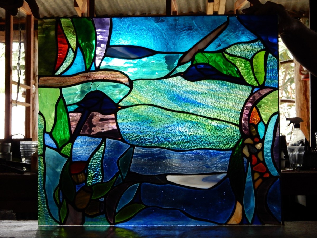Custom Stained Glass Window Panels Custom Tiffany Stained Glass