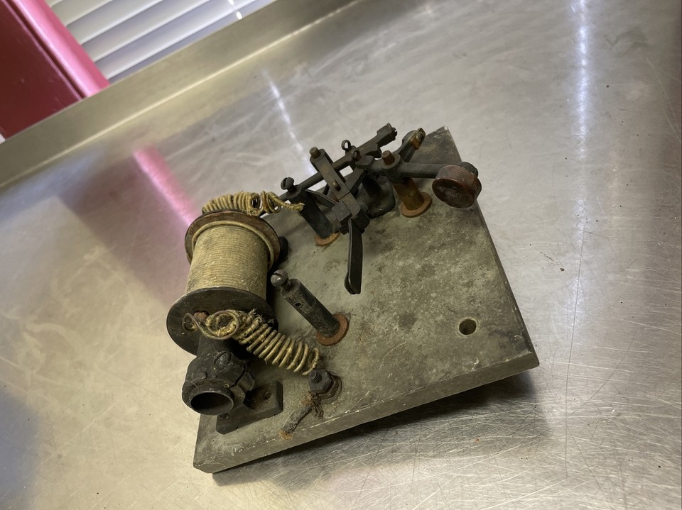 Telegraph Morse code Antique Museum Pieces OHIO ESTATE Civil War? | eBay