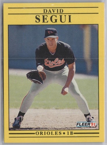 1991 Fleer Baltimore Orioles Baseball Card #492 David Segui | eBay