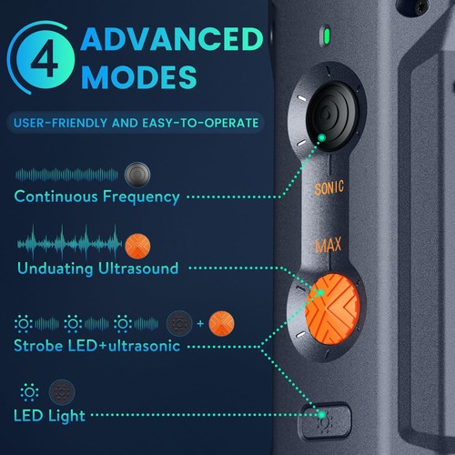 Pet Gentle Dog Training Tools anti Bark Device Handheld Ultrasonic Dog ...