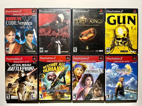 PlayStation 2 ps2 Video Game Lot Bundle🔥Works Resident Evil Fun Final ...