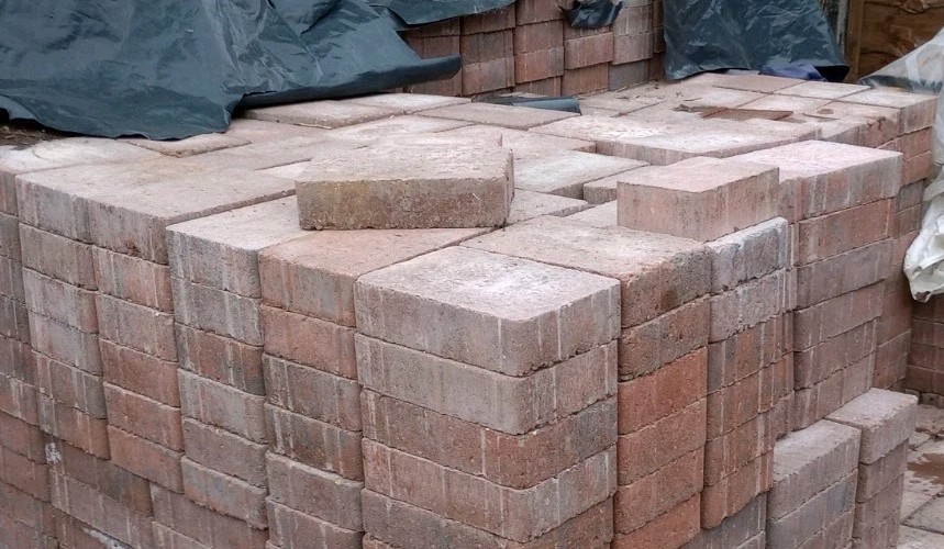 75m² BLOCK PAVING BRETT ALPHA TRIO BRINDLE 50mm * 3 SIZES * PAVING ...