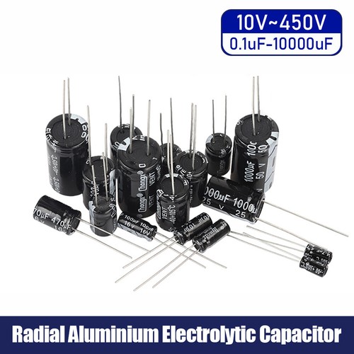 10V 16V 25V 35V 50V 63V 100V 250V 400V 450V Electrolytic Capacitor 0 ...