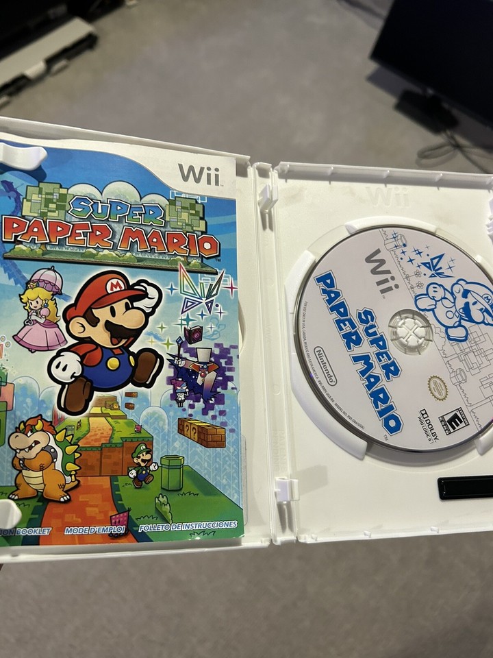 Super Paper Mario Nintendo Selects Edition (Nintendo Wii) TESTED- GOOD ...