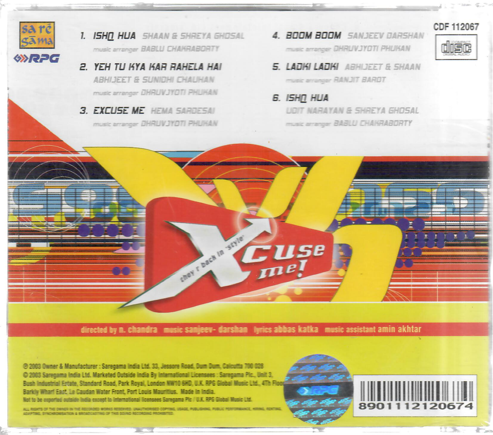 X Cuse Me ! - sarman Joshi , sahil Khan [CD] | eBay