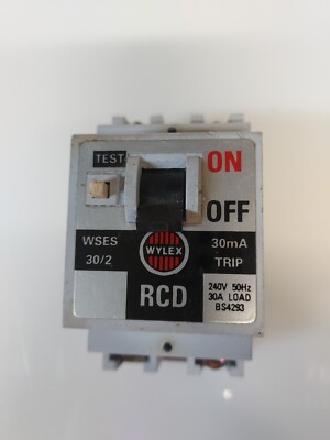 WYLEX WSES 30/2 30 AMP 30mA BS4293 RCCB CIRCUIT BREAKER | eBay