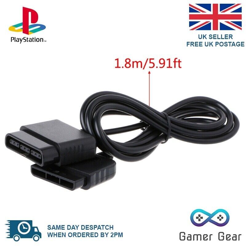 PS1 PS2 Controller extension cable lead 1.8m Playstation | eBay