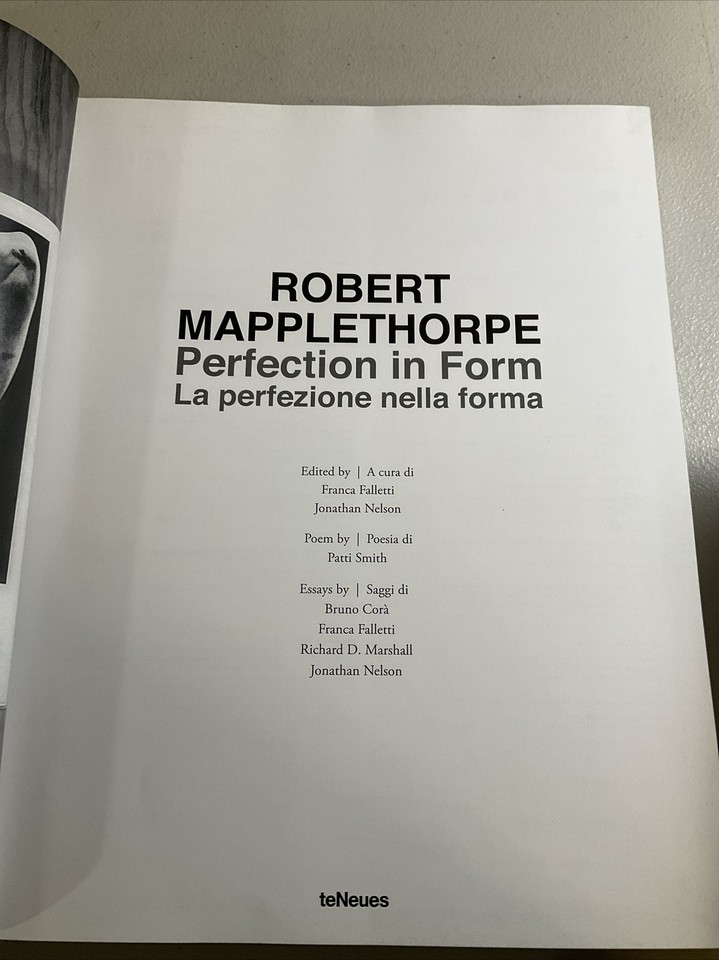 MAPPLETHORPE PERFECTION IN FORM - Photography - Hardcover - Good | eBay