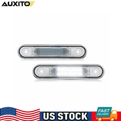 For Mercedes W201 E-Class W202 C-Class W124 LED License Plate Lights OE ...