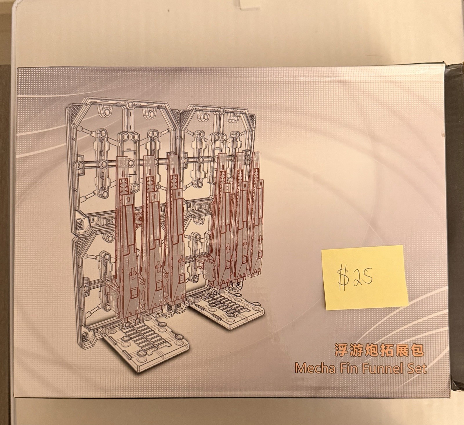 Mecha Fin Funnel Set 1/72 Scale Plastic Model Kit Unassembled | eBay