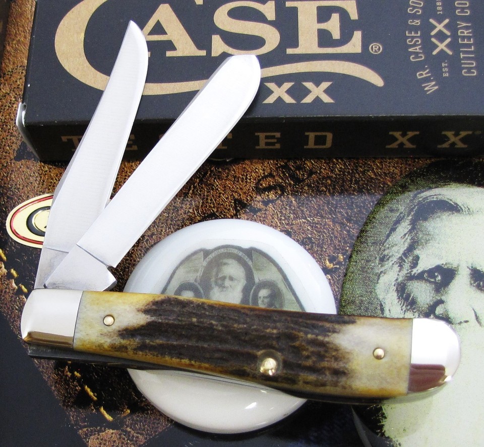 Case XX Stag Mini Trapper Knife 1979 Bradford Great Stag & Great Snap Mint! NR | eBay