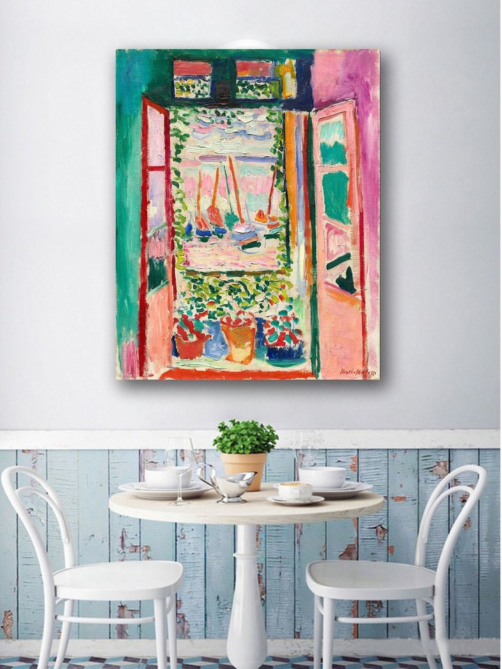 - Open Window Collioure, Henri Matisse Painting Reproduction, Canvas ...