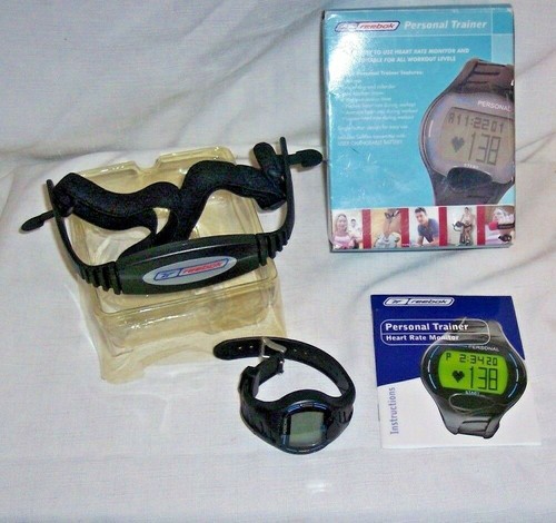Reebok Personal Heart Rate Monitor AND WATCH WITH INSTRUCTIONS | eBay