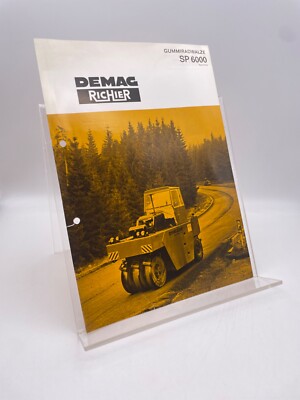 Demag/Richier / Rubber Wheel Roller Sp 6000/Brochure/Presentation ...