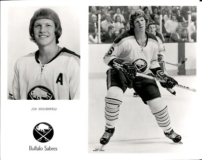 PF1 70s Orig Robert Shaver Photo JIM SCHOENFIELD BUFFALO SABRES HOCKEY ...