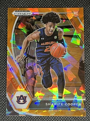 2021 Panini Prizm DP Basketball SHARIFE COOPER RC #26 ORANGE ICE ROOKIE ...