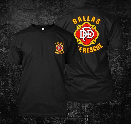 Dallas fire rescue - Custom Men's front and back T-Shirt Tee | eBay