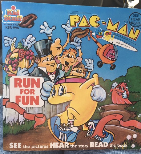 PAC-MAN run For Fun RPM Record And Book. | eBay