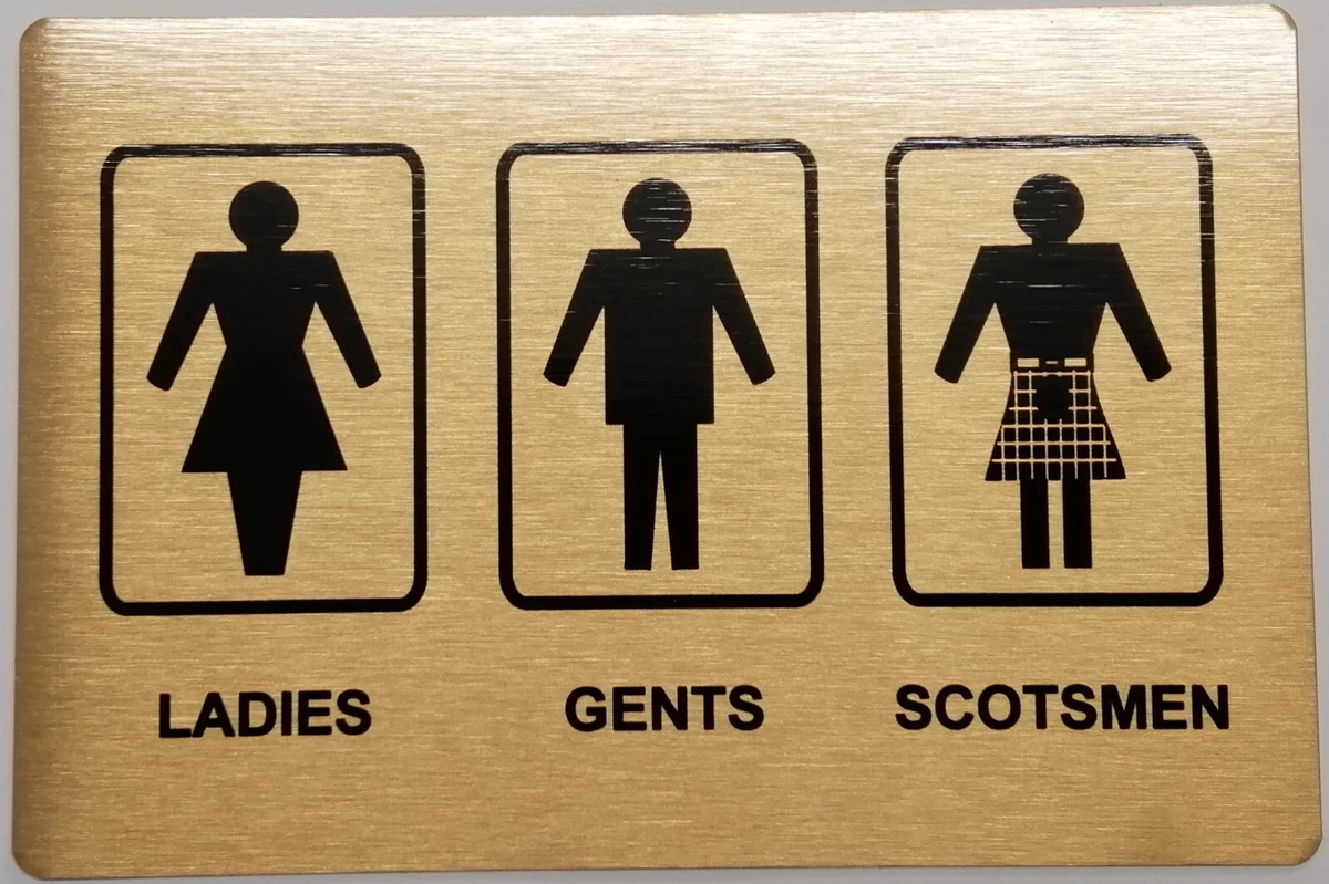 Ladies And Gents Sign