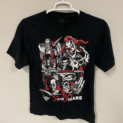 Universal Studios Halloween Horror Nights 30 Years 30 Fears UOAP Shirt ...