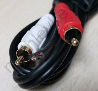 PHONO CORD FOR TECHNICS SL1200 SL1210 LOW CAPACITANCE HIGH FIDELITY ...