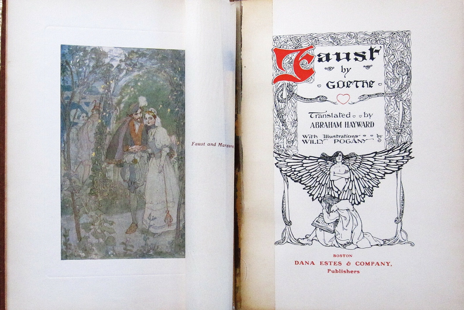 FAUST (1908) JOHANN von GOETHE, WILLY POGANY 30 ILLUSTRATIONS Dana ...