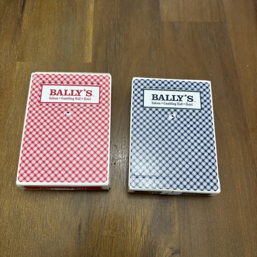 BALLY’S CASINO USED PLAYING CARDS BLUE & Red DECK Gemaco | eBay