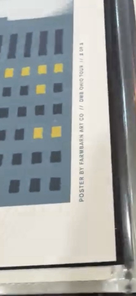 Dave Matthews Band Poster Cleveland Ohio 7/30/2008 Dmb Blossom Farmbarn ...