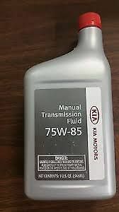Kia Manual Transmission Fluid 75w-85 OEM 1 QT Um090 Ch036 for sale ...