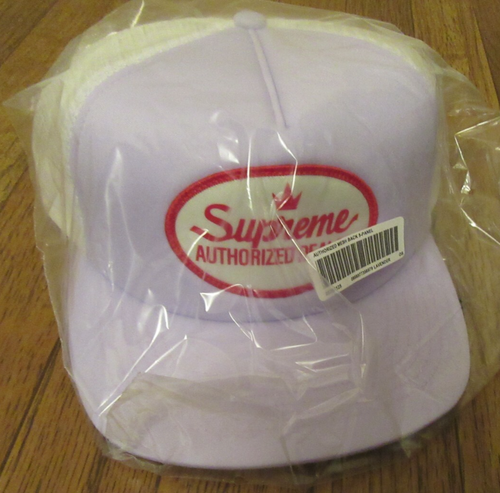 Supreme Authorized Mesh Back 5-Panel Hat Cap Lavender Snapback SS25 New ...