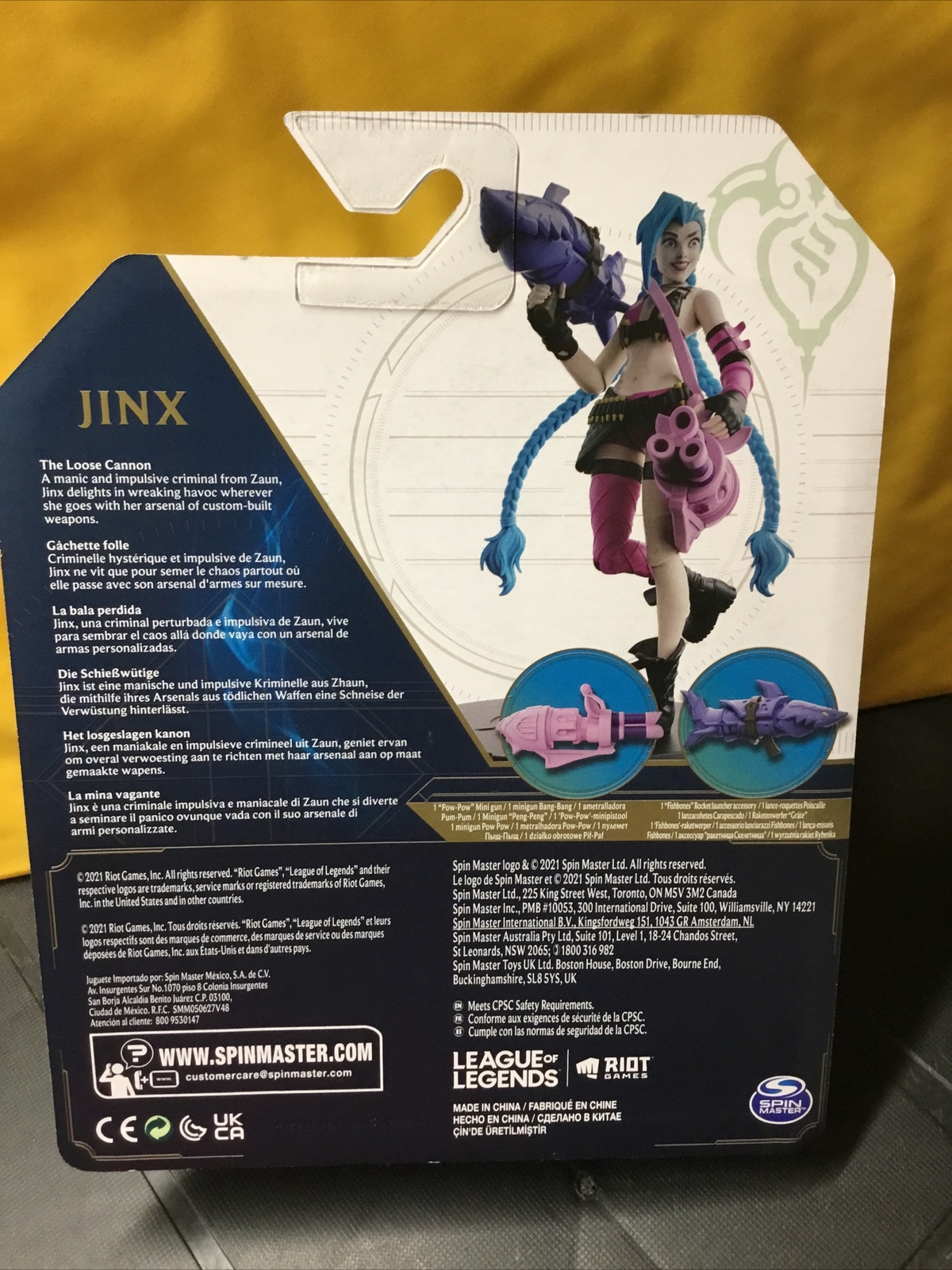 League of Legends Champion Collection JINX 4" Inch Figure 1st Edition ...