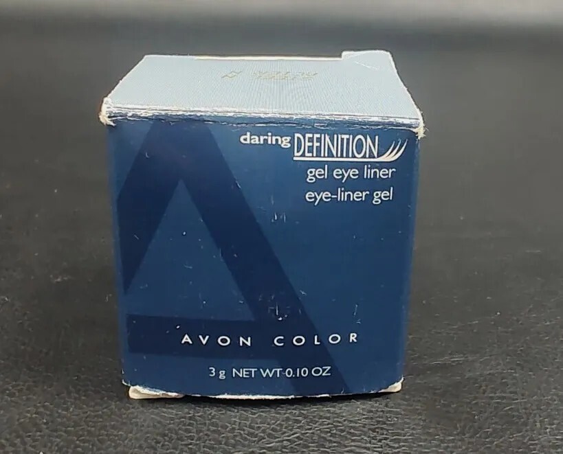 Avon Color Daring Definition Gel Eye Liner Steel NOS | eBay