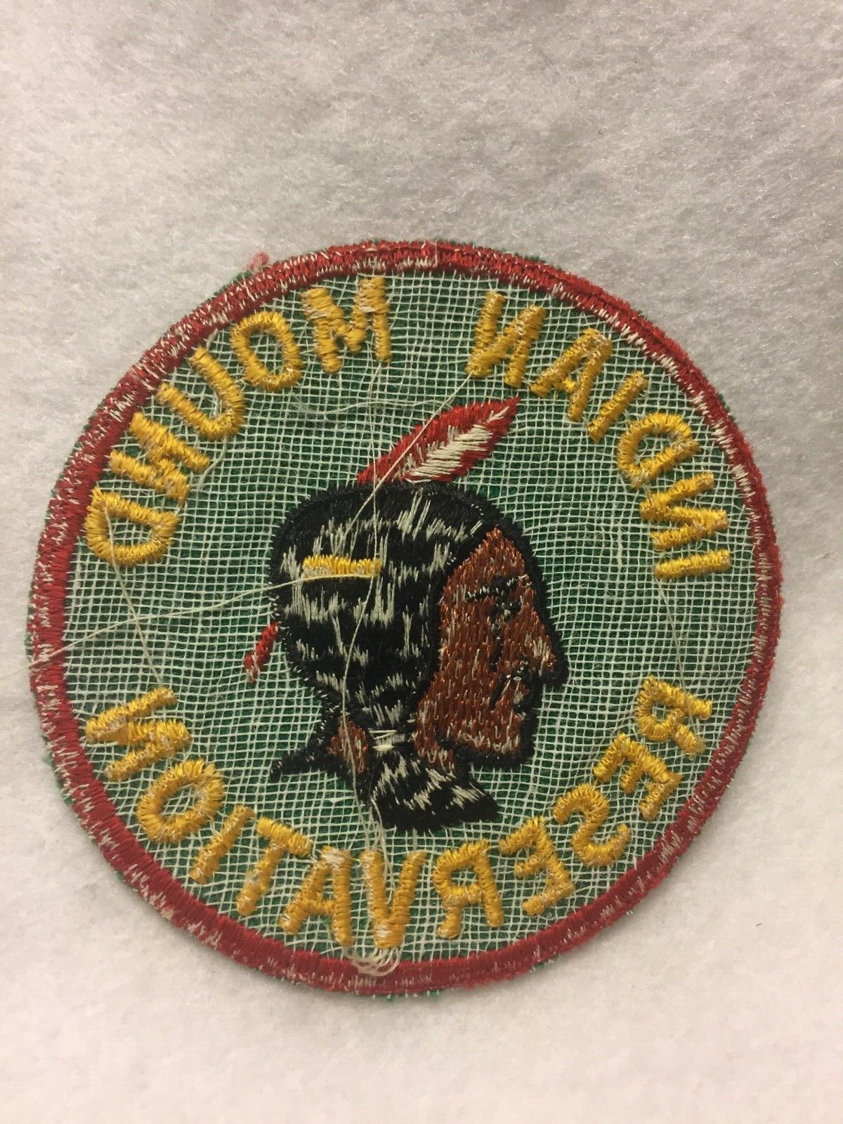 (rt3) Boy Scouts- Indian Mound Reservation patch | eBay