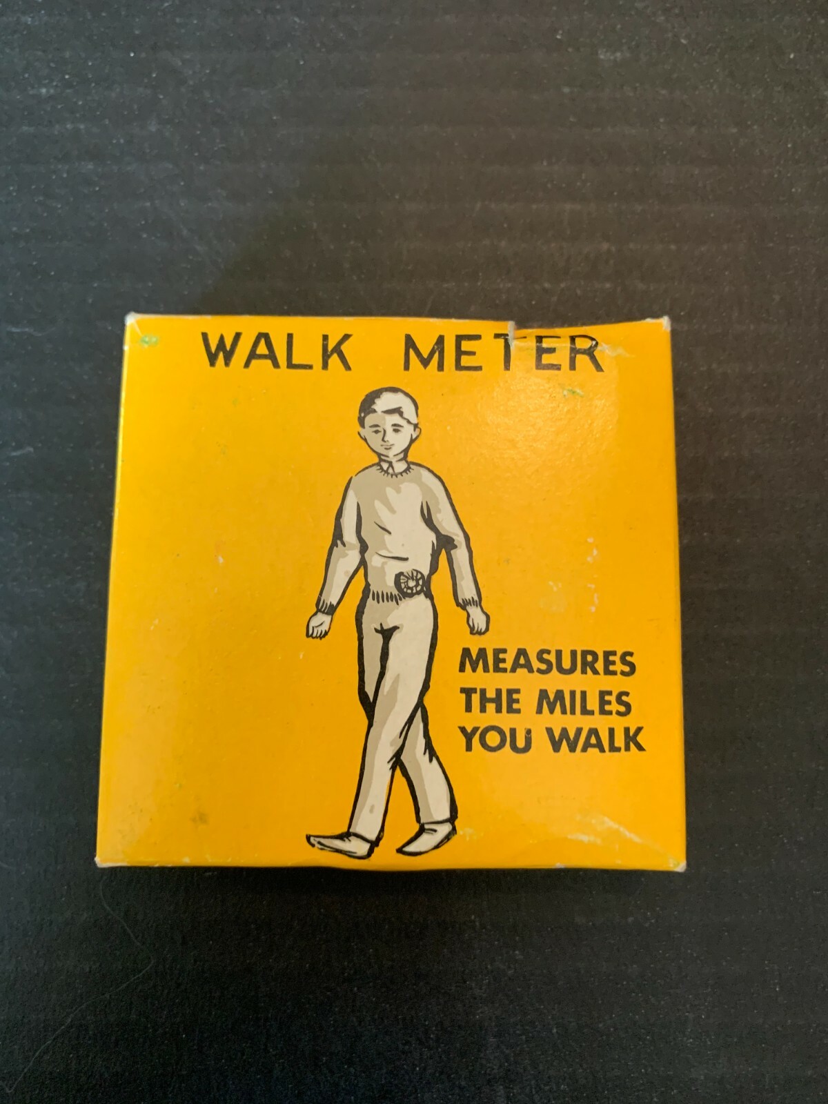 Vintage Walk Meter Toy Pedometer With Original Box Made in Hong Kong | eBay