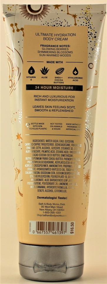 QTY 3 - Bath & Body Works GOLDEN ECLIPSE Body Cream Lotion Moisturizer ...
