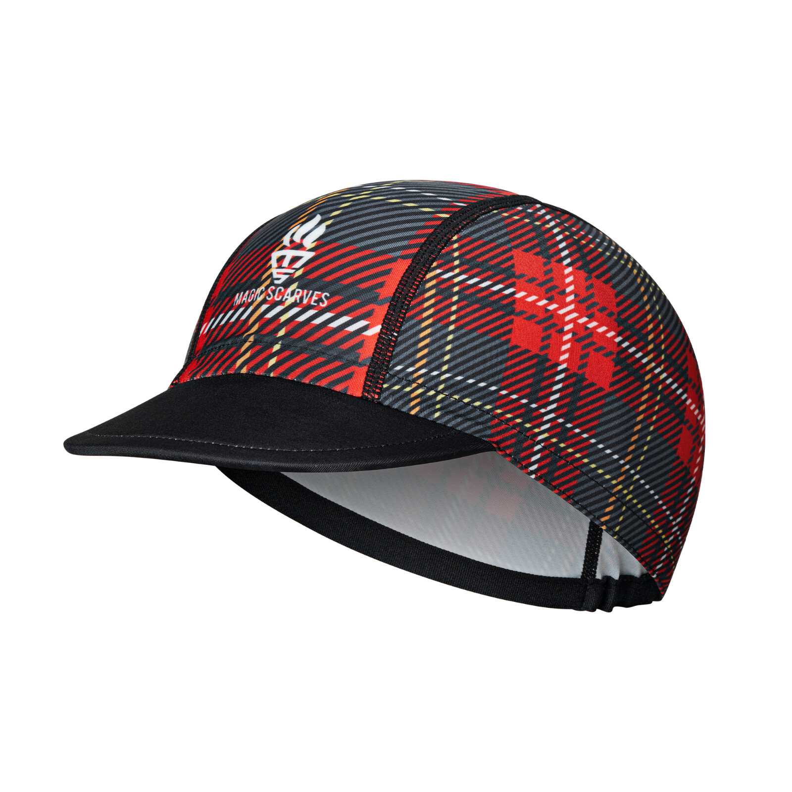 Cycling Cap Team Cycle Bike Riding Cap Helmet Anti-sweat Hat Tartan ...