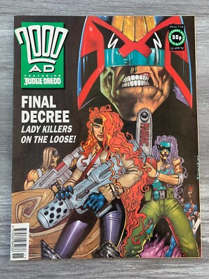 (1992) 2000 A.D. Fleetway Magazine #778 FN+ 6.5 Judge Dredd / Lady ...