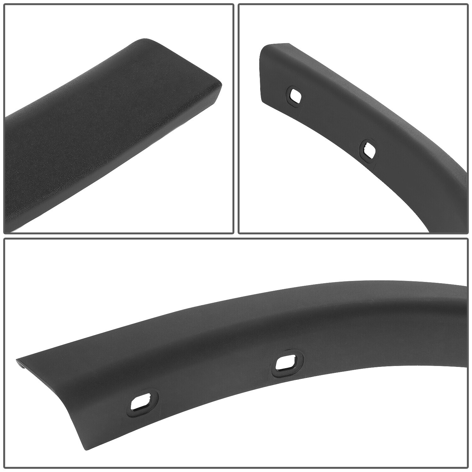 [2PCS] FOR 14-20 NISSAN ROGUE OE STYLE TEXTURED BLACK FRONT WHEEL ...