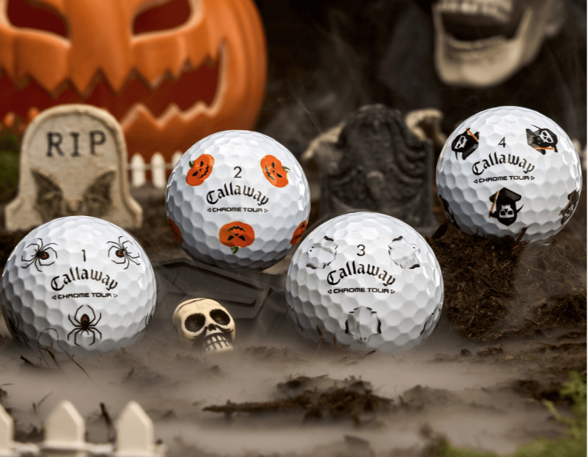 Callaway HALLOWEEN Limited Edition Chrome Tour Golf Balls Spider ...