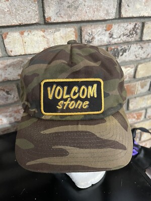 Volcom Stone Camo Camouflage Hat / Cap With Patch Snapback | eBay