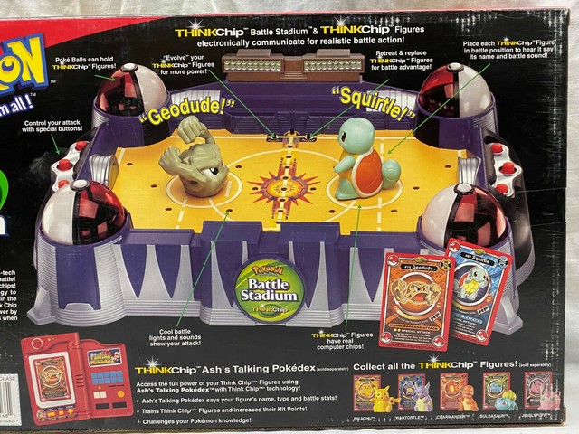 Pokemon Battle Stadium Hasbro Thinkchip Playset Works 4 Figures for ...