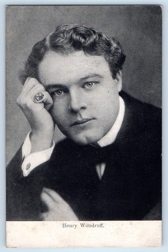 c1910's Henry Woodruff American Actor Portrait Studio Unposted Antique ...