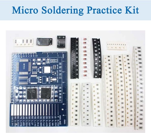 SMD/SMT Components Soldering Practice Board Electronic Project Kits DIY ...