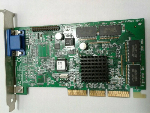 NV996.0 visiontek nvidia gateway 2000 riva TNT2 64 agp vga card 8MB or ...