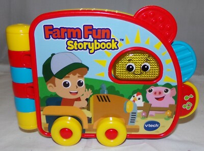 VTech Farm Fun Storybook Baby Toy Toddler Teaching Learning Story Book ...