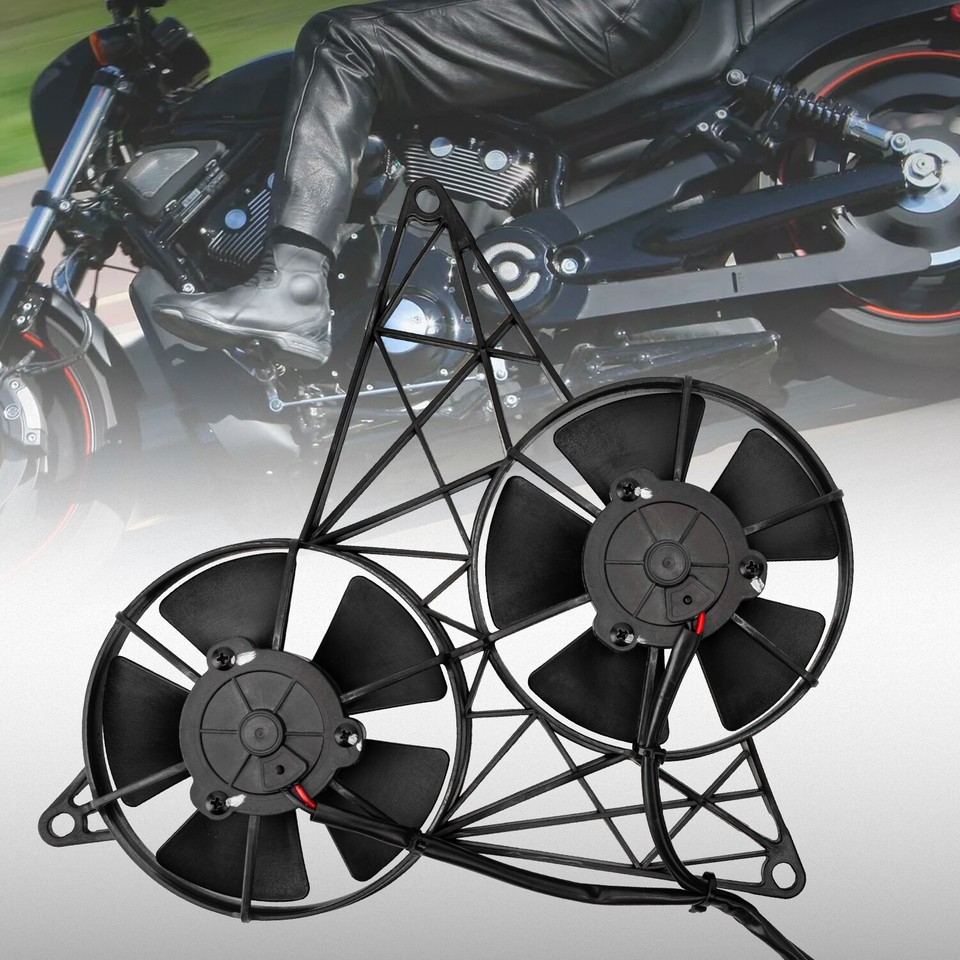 Motorcycle Engine Radiator Cooling Fan For Harley V-Rod VRSC VRSCB ...
