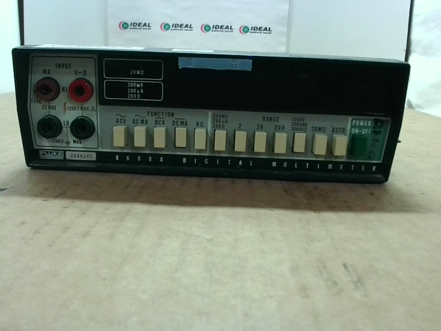 Fluke 8600A Digital Voltmeter Multimeter LED w/o Power Cord - Used | eBay