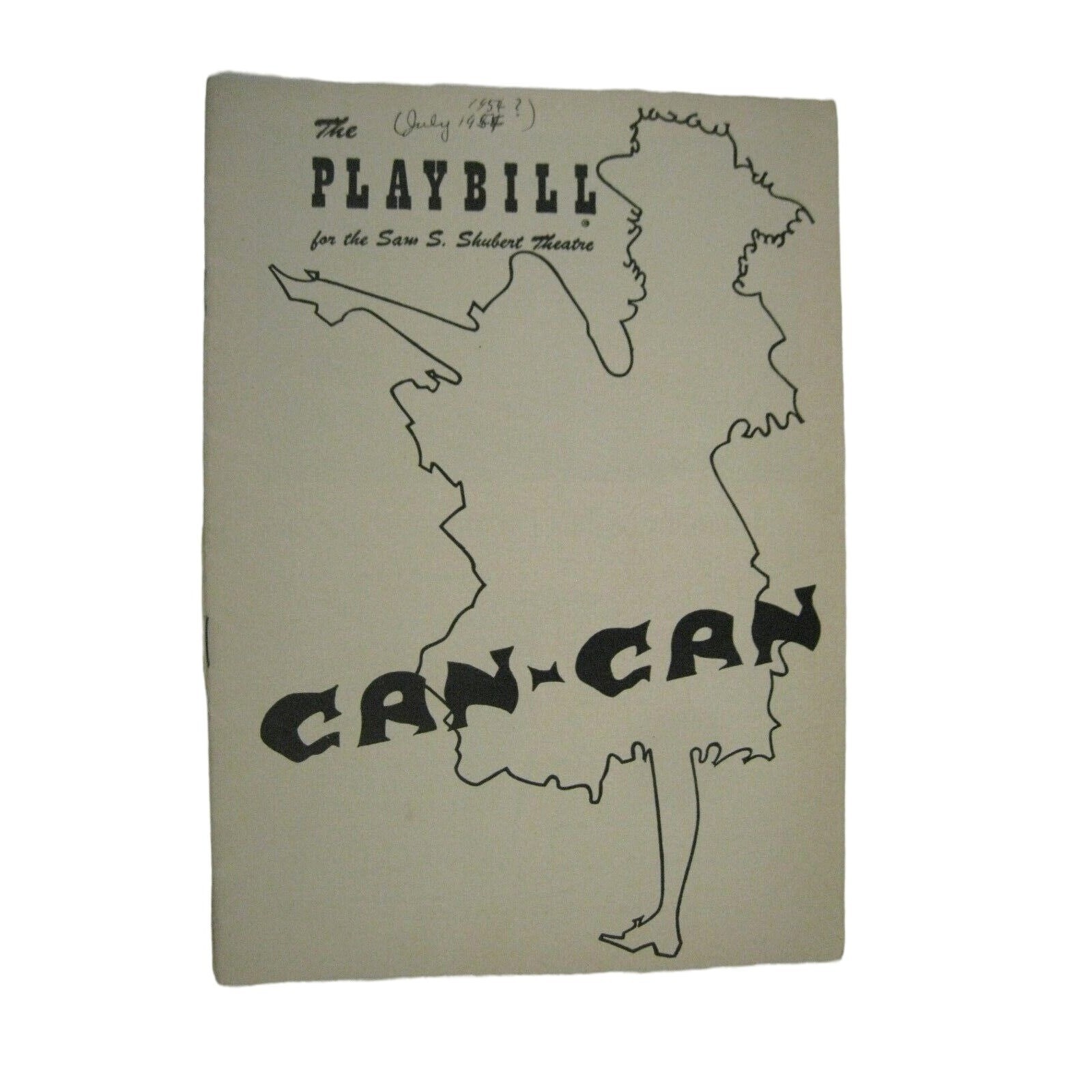 Can Can Playbill 1954 Sam Shubert Theatre Cole Porter Lilo Gwen Verdon ...