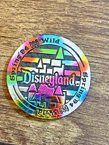 Disneyland Plastic Pog Slammer Spring 1994 Pog Wild The World | eBay